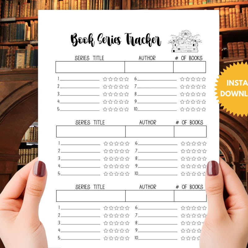 Reading Tracking Apps - Etsy