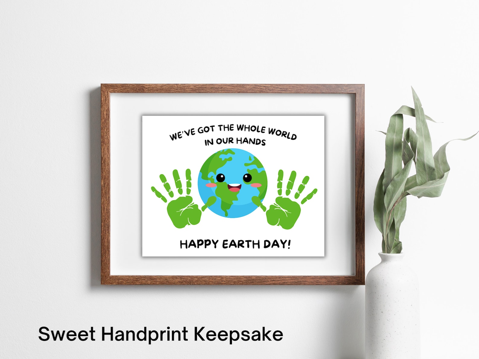 Earth Day Handprint Craft, Earth Day Handprint Art, Earth Day Classroom ...