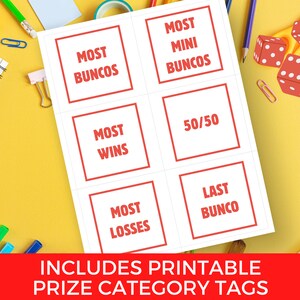 Back to School Bunco Score Sheets, School Days Bunco Score Cards ...