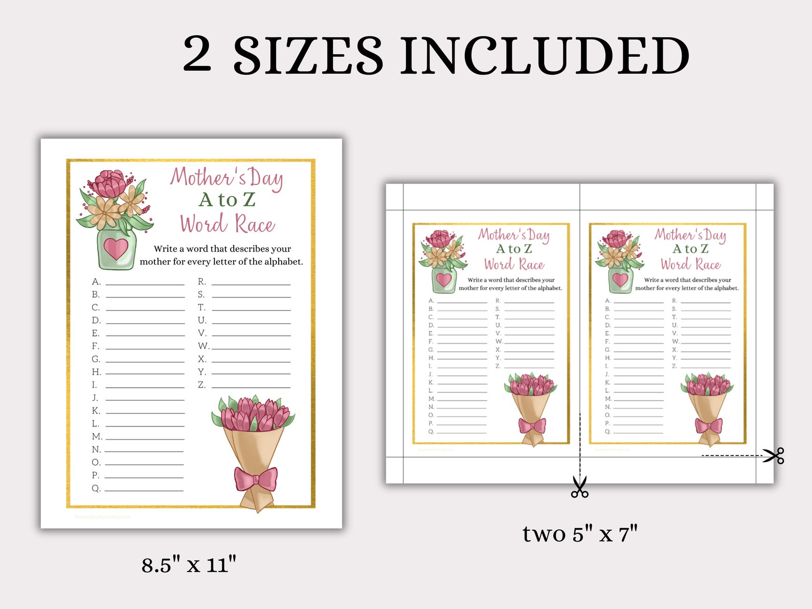 Mothers Day Games, Mother's Day Activity, Group Games, Family Games ...