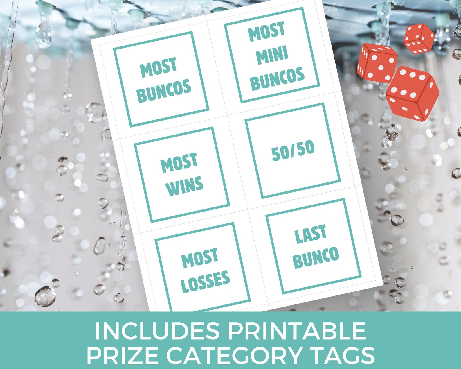 April Showers Bunco Score Sheets, April Bunco Sheets, April Bunco Game ...