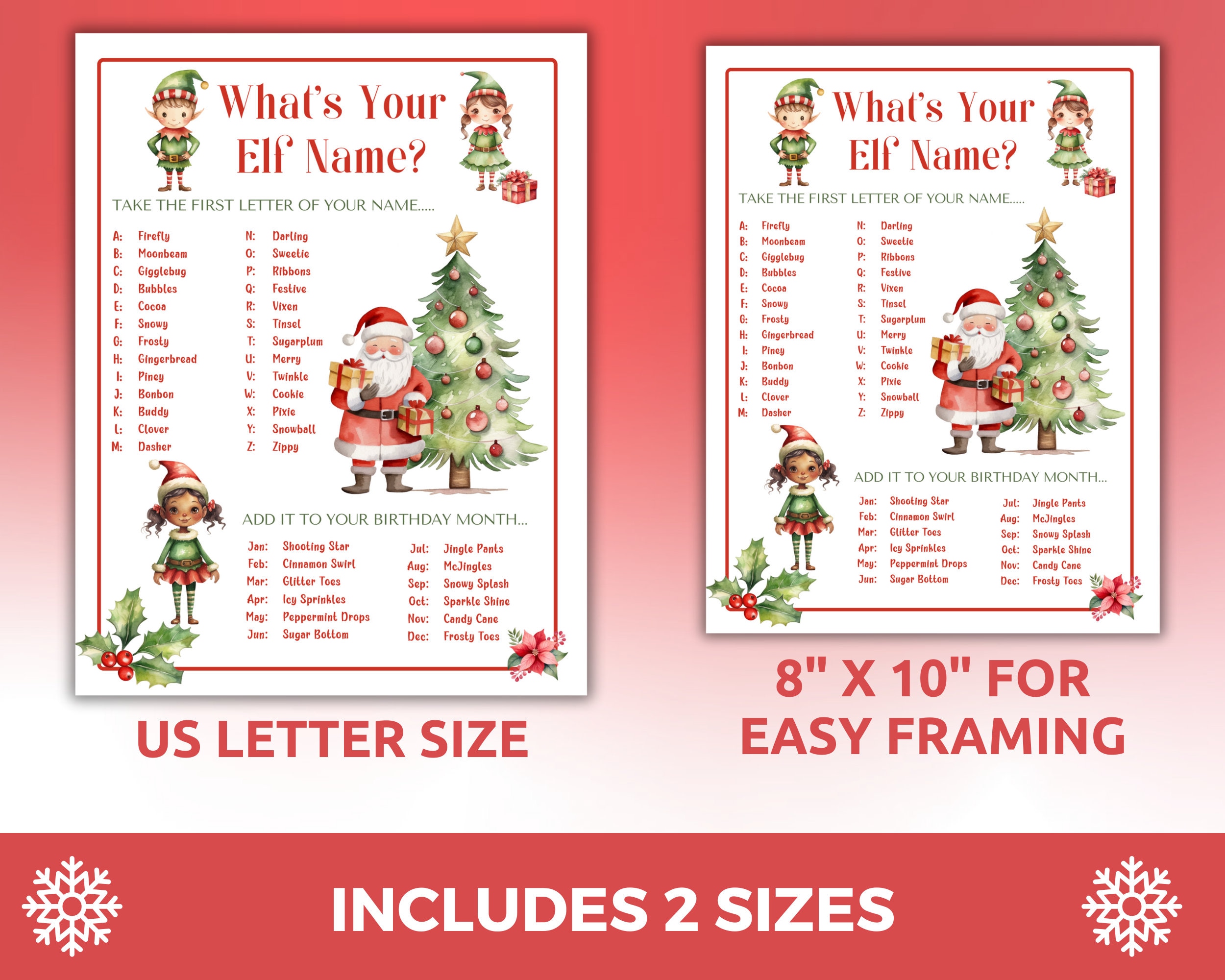What's Your Elf Name Game, Elf Name Generator for Kids and Adults ...