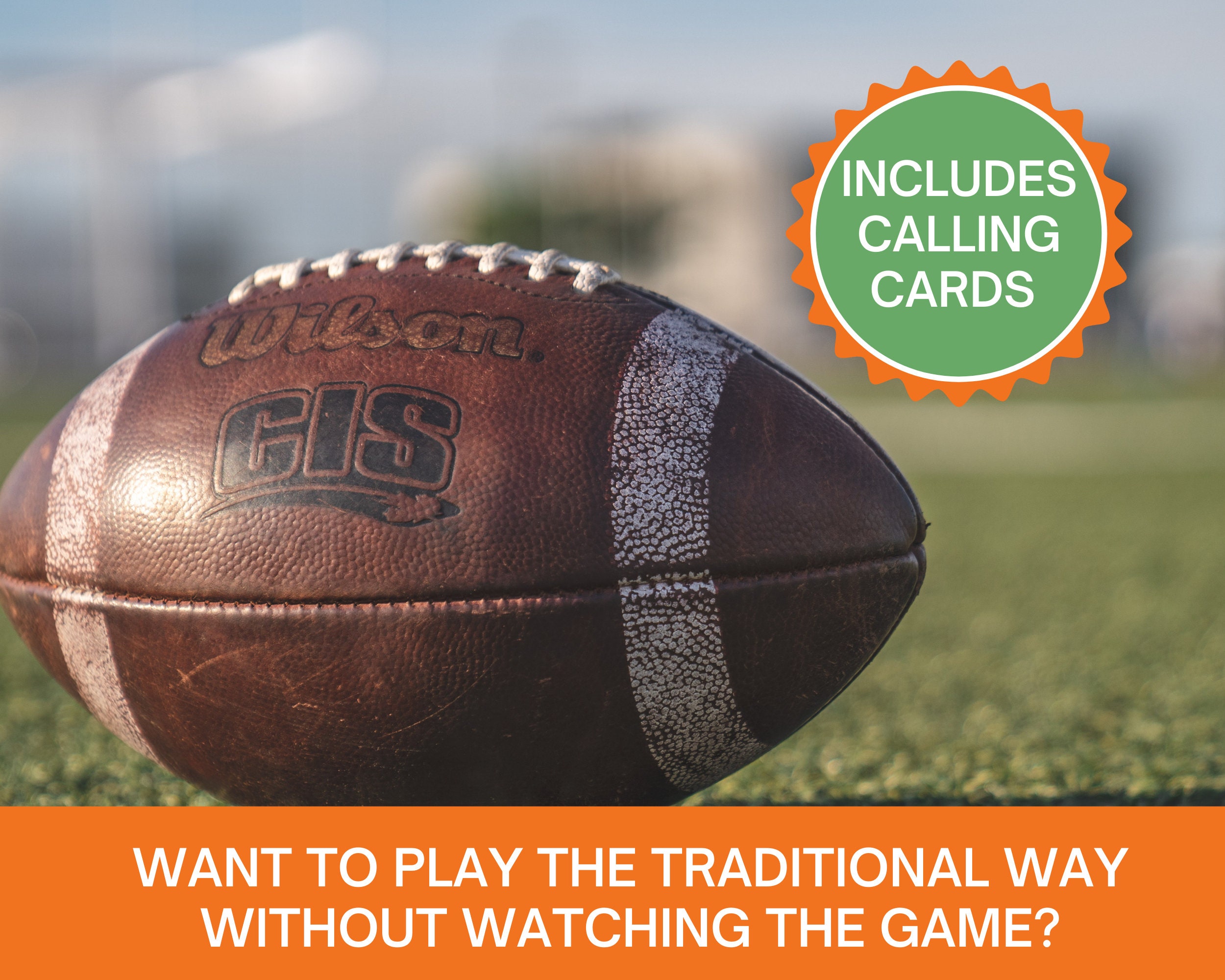 Football Bingo Cards, Football Party Game, Watch Party Game, Big Game ...