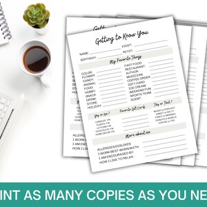 Getting to Know You, Coworker Questions, All About Me Survey, Employee ...