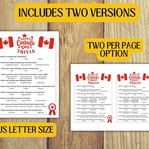 Canada Day Trivia Game, Canada Day Activity, Canada Day Classroom ...
