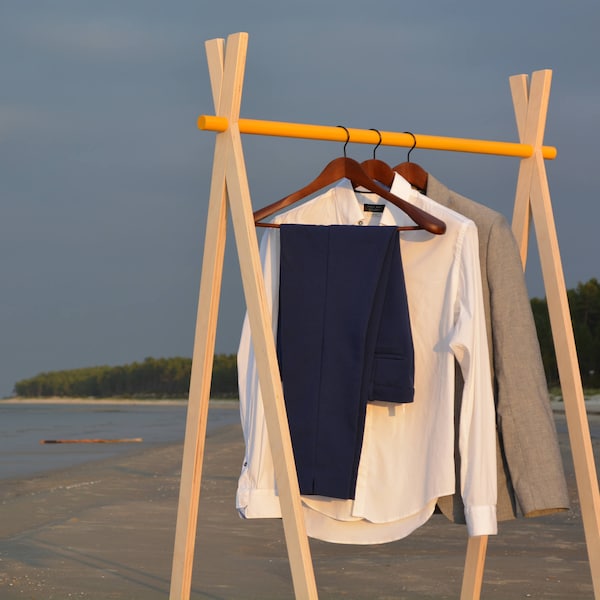 Wood a Frame Clothing Rack - Etsy
