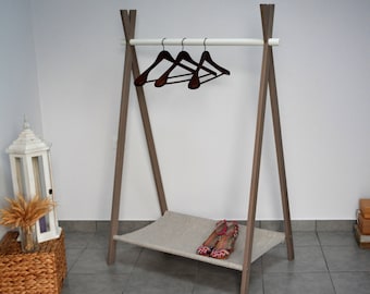 Wooden a Frame Clothing Rack - Etsy