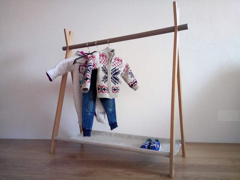 Toddler Rack Mini Kids Clothing Rack Clothes Rack With - Etsy