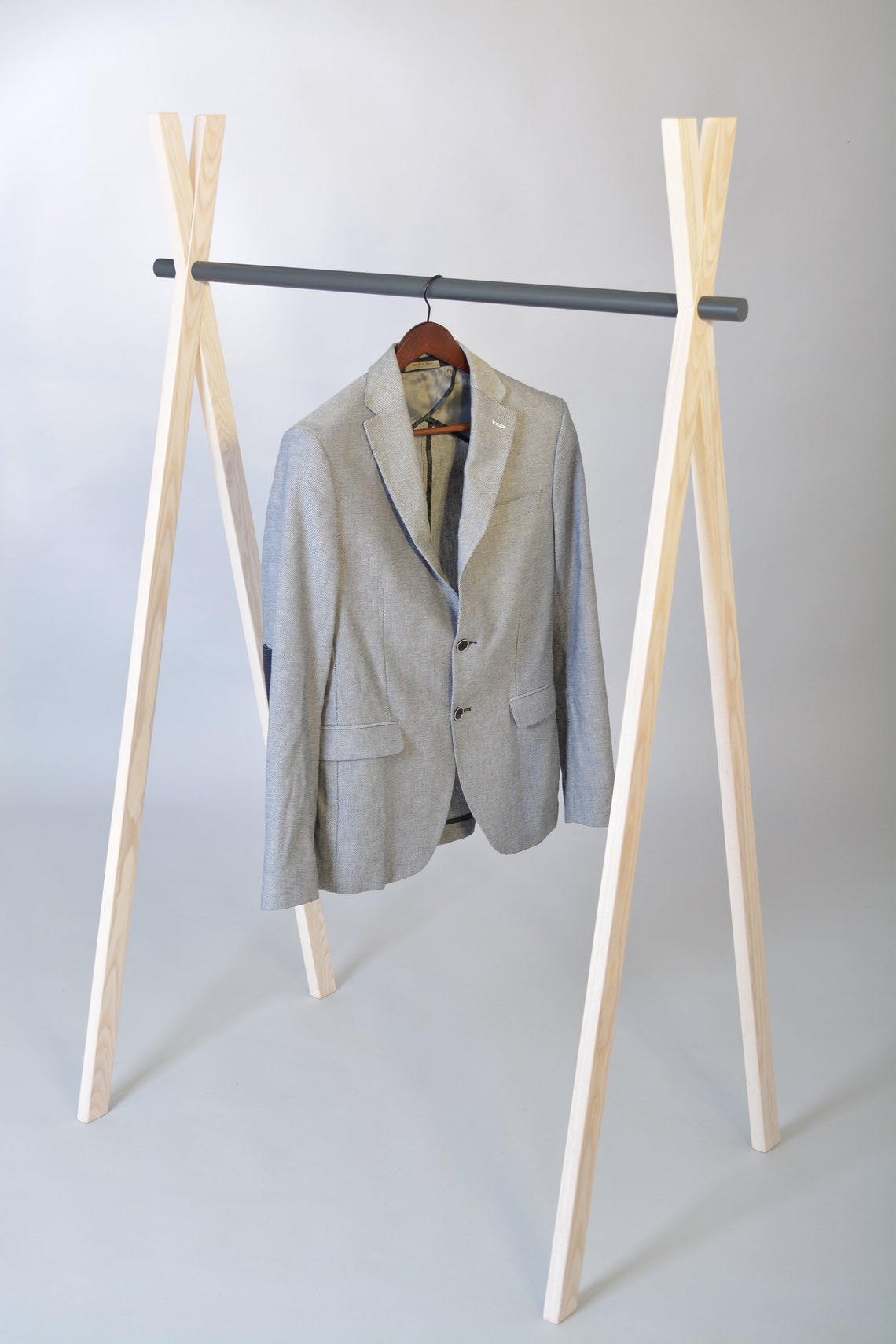 Wood and Metal Rackclothes Rackgarment Rackdress up Storage - Etsy