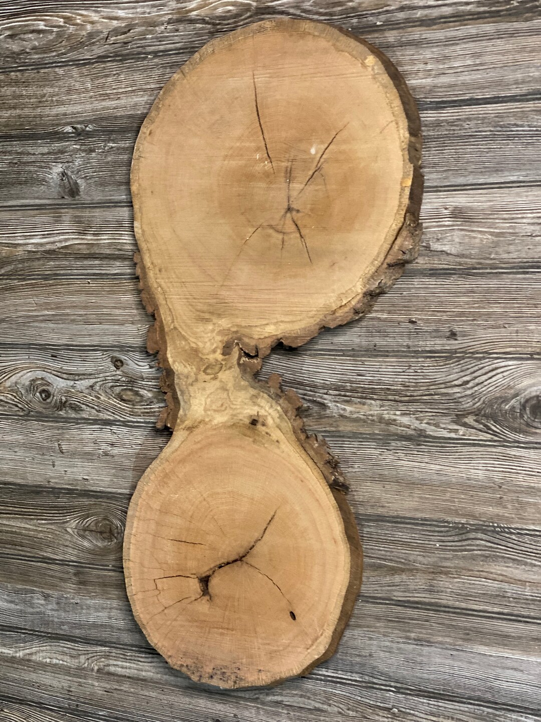 Large Figure 8 Shaped Wood Slab Approximately 33.5 Inches - Etsy