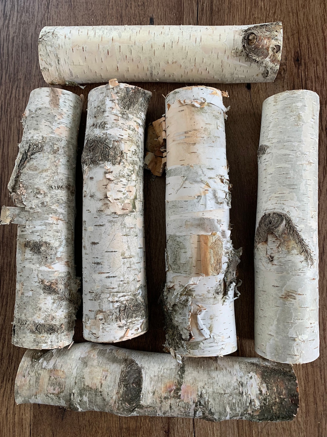 White Birch Logs, About 12 Inches Long, Between 2-3 Inches Diameter ...