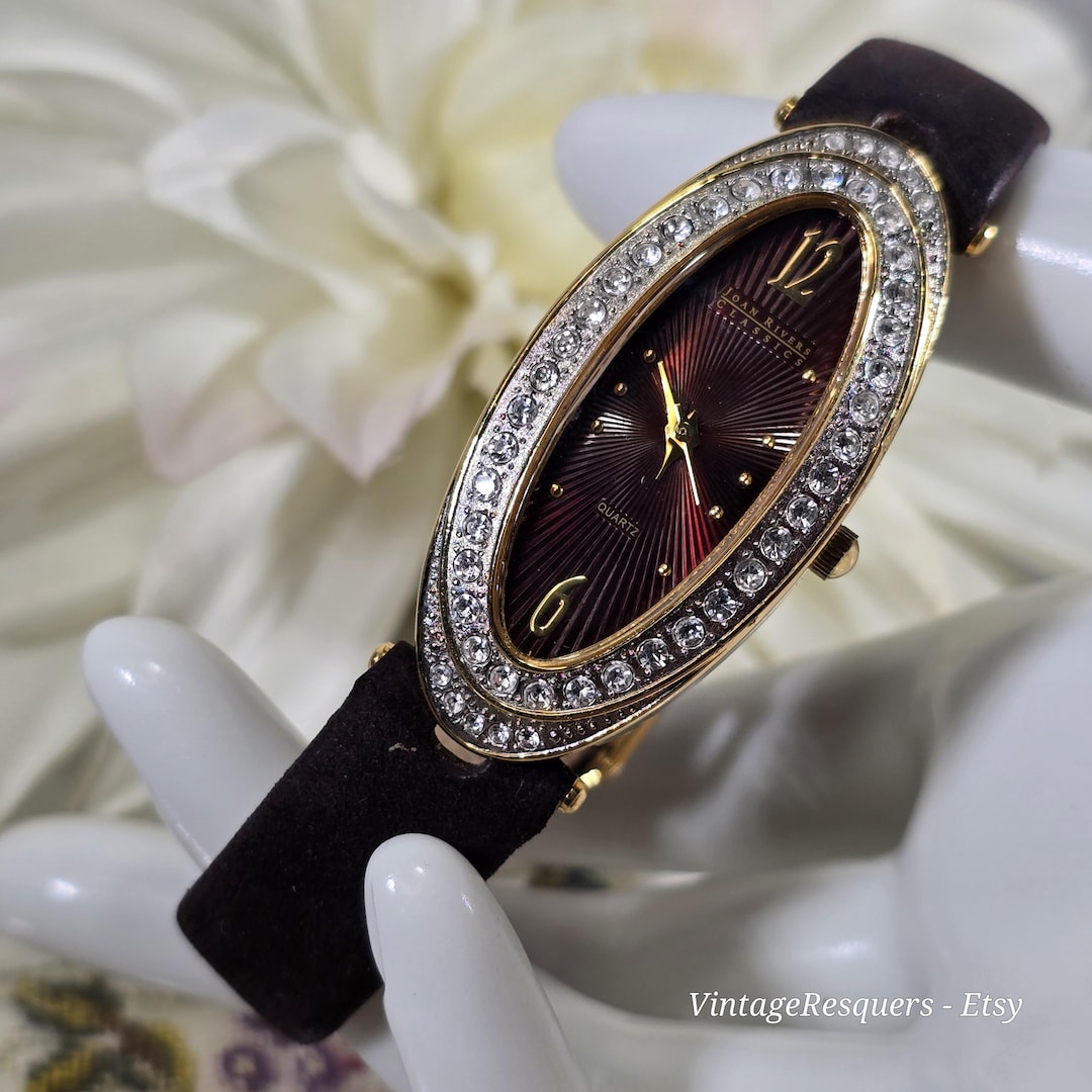 Vintage Joan Rivers Classics Collection Quartz Watch Japan Movement ...