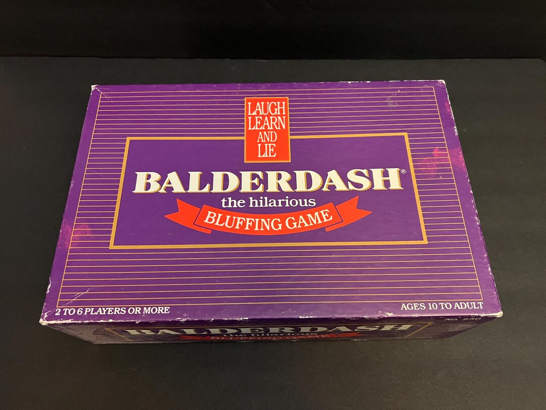 Balderdash Board Game 1984 Gameworks Creations Complete Classic ...