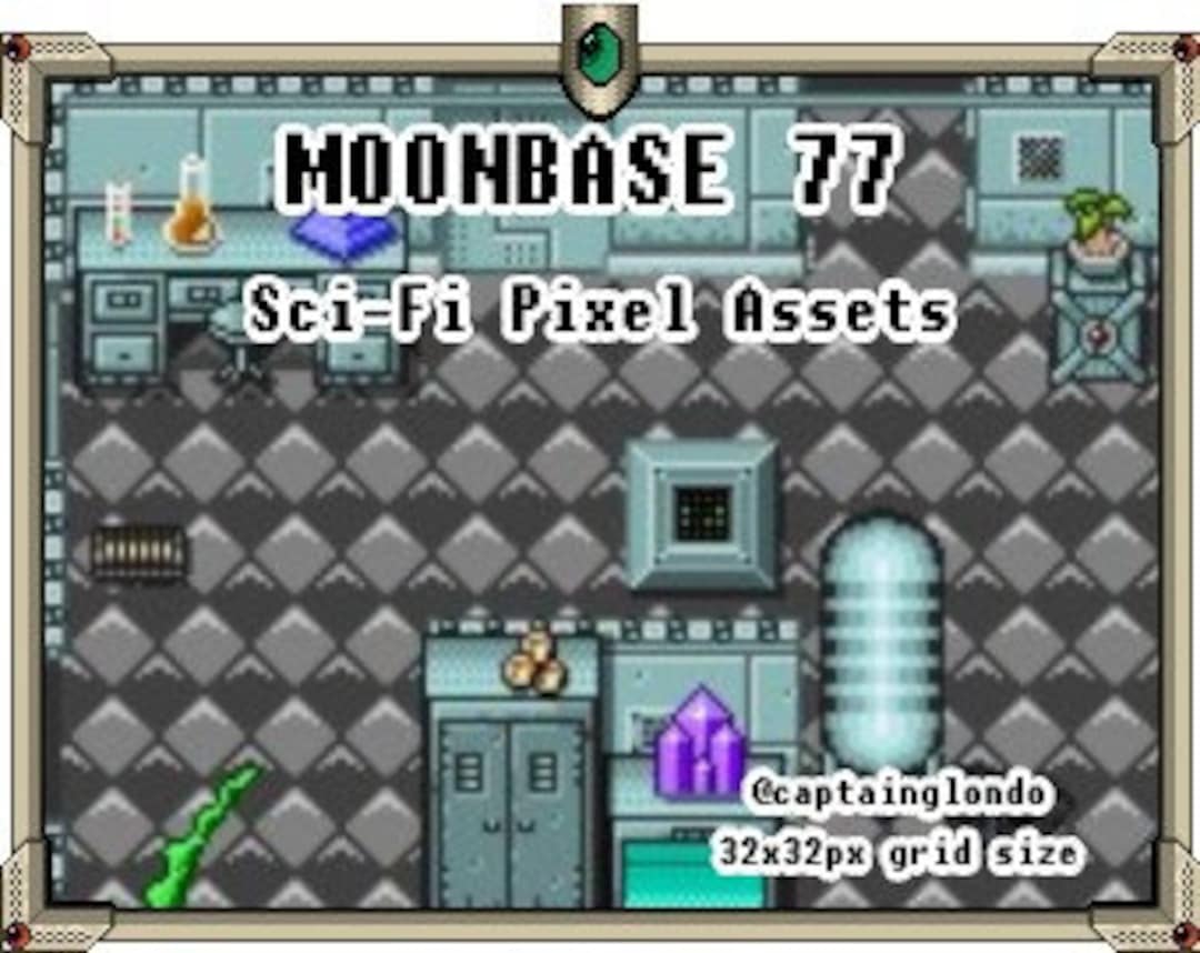 Moonbase 77 Pixel Style Assets - Etsy