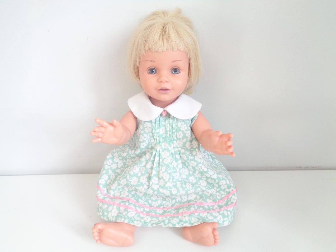 Vintage Baby so Beautiful 13 Inch Baby Doll Blue Eyes Blonde Hair ...