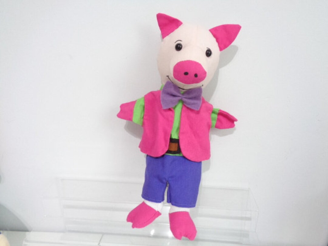 Handmade Pinky and Perky Style Pig Hand Puppet 12 Inch - Etsy