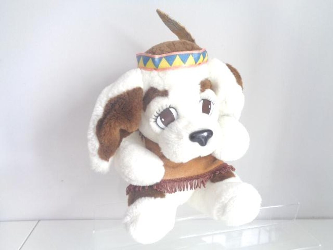 Vintage History Hound Soft Plush Toy Dog Red Indian Outfit 12 Inch ...
