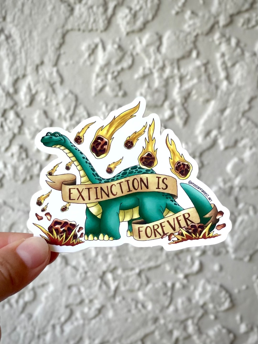 Extinction is Forever Sticker - Etsy