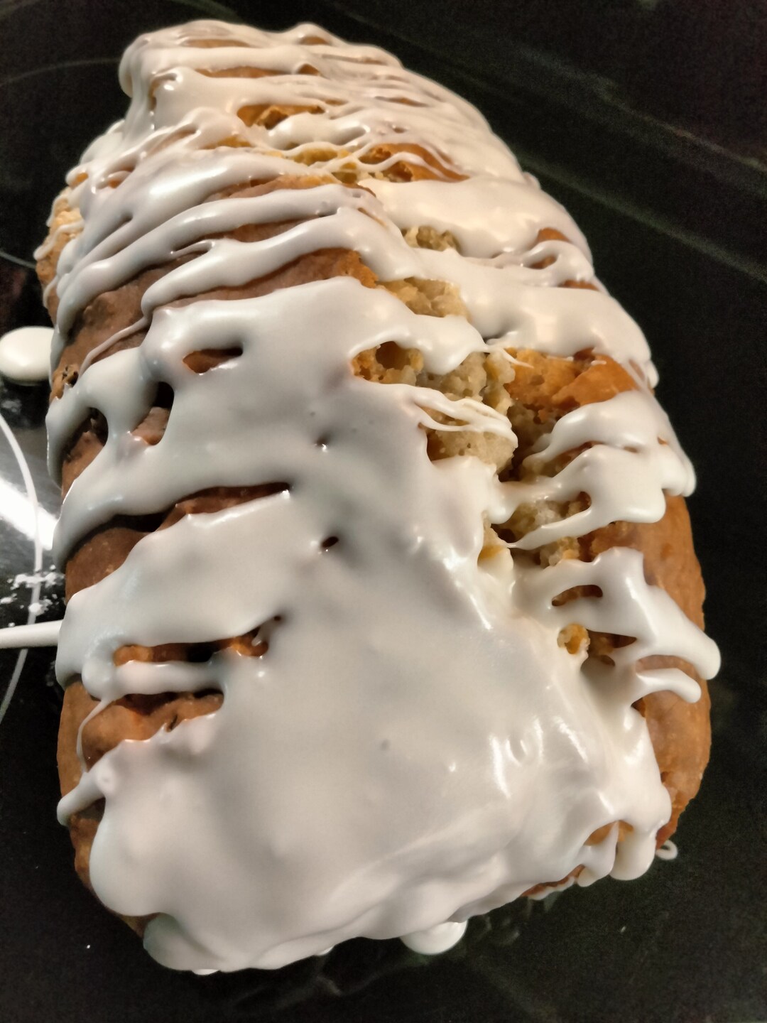 Irish Soda Bread With Raisins and Glazed Icing. Baked Fresh When ...