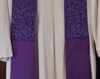 Purple Clergy Stole - Etsy
