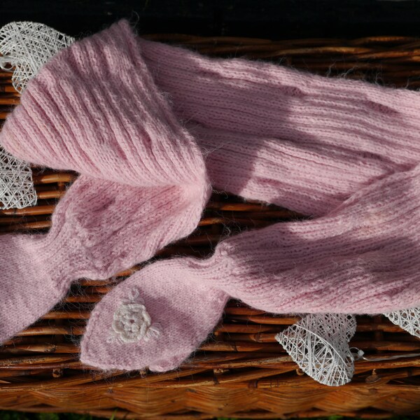 Angora Rabbit Scarf - Etsy