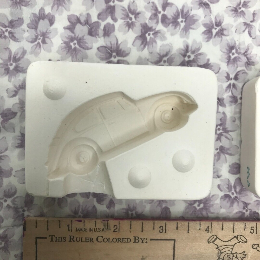VW Beetle Ceramic Slip Cast Mold Ornament Bug Car 3 X 1.25 - Etsy