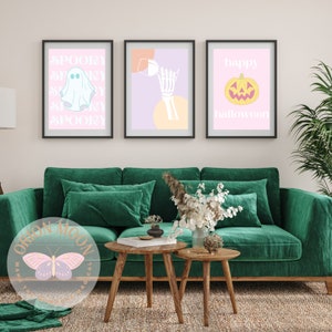 Halloween Spooky Bundle Digital Download 6 Prints Gallery Wall - Etsy