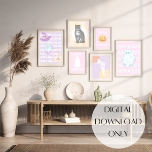 Halloween Spooky Bundle Digital Download 6 Prints Gallery Wall - Etsy