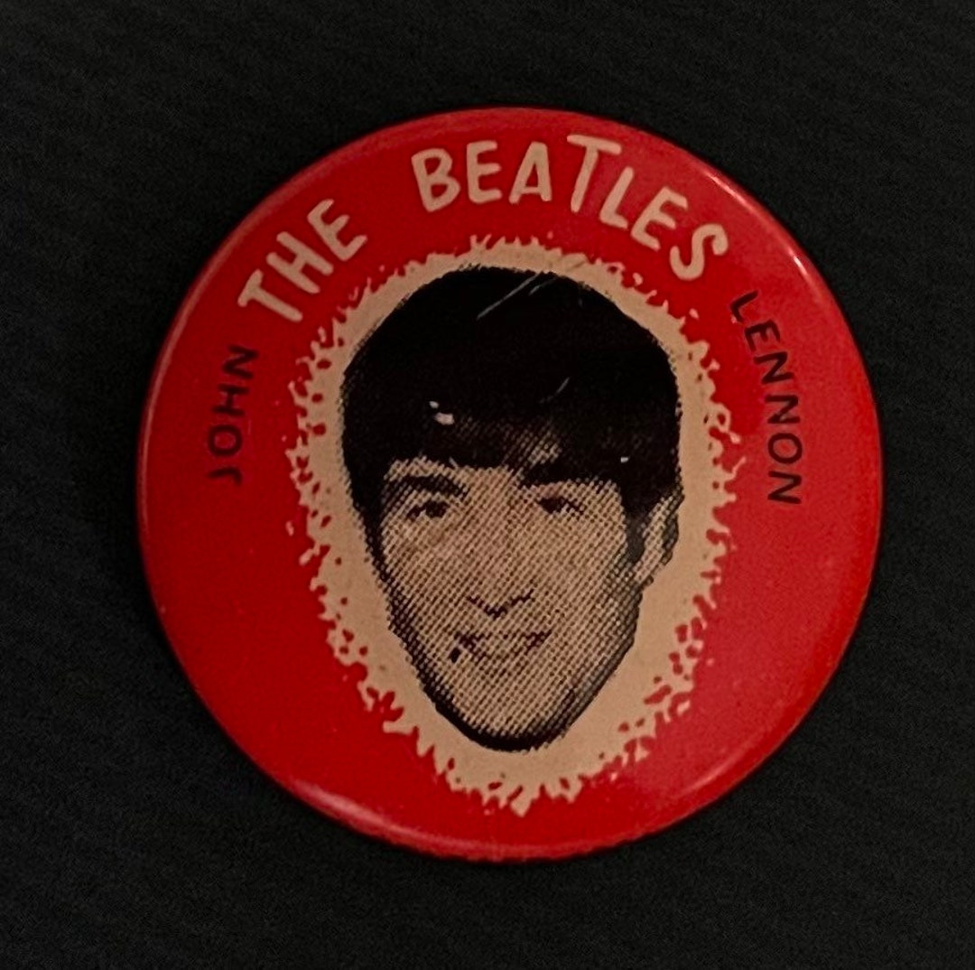 John Lennon BEATLES Button Pin - Etsy