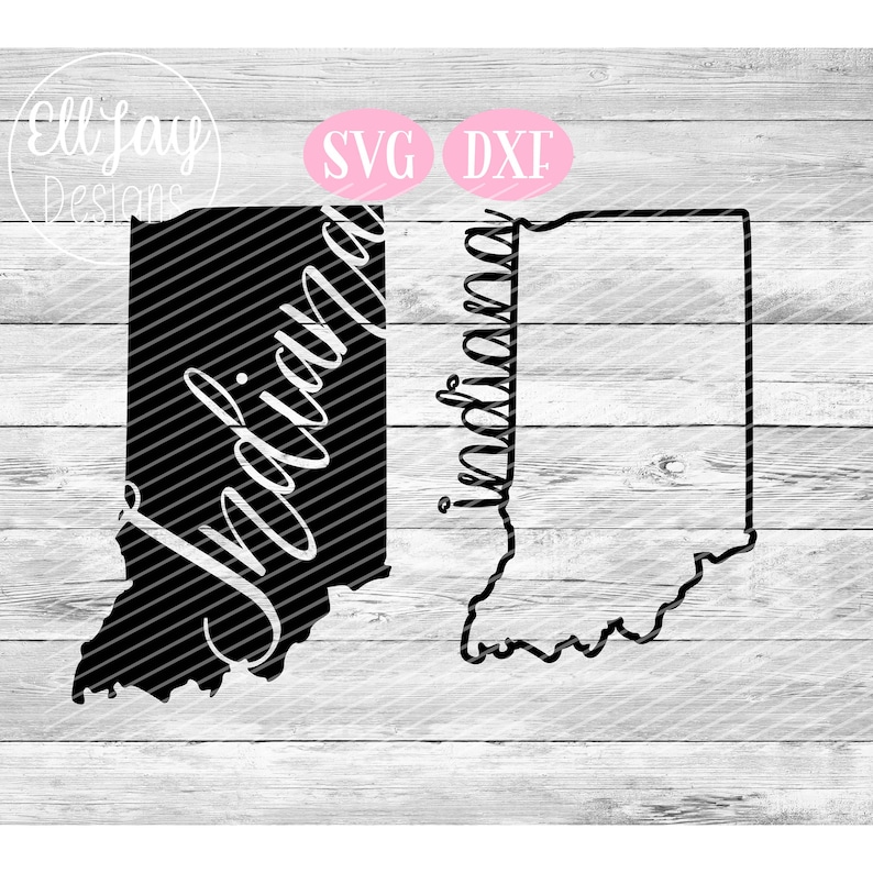 Indiana svg Indiana state svg Indiana outline svg Indiana | Etsy