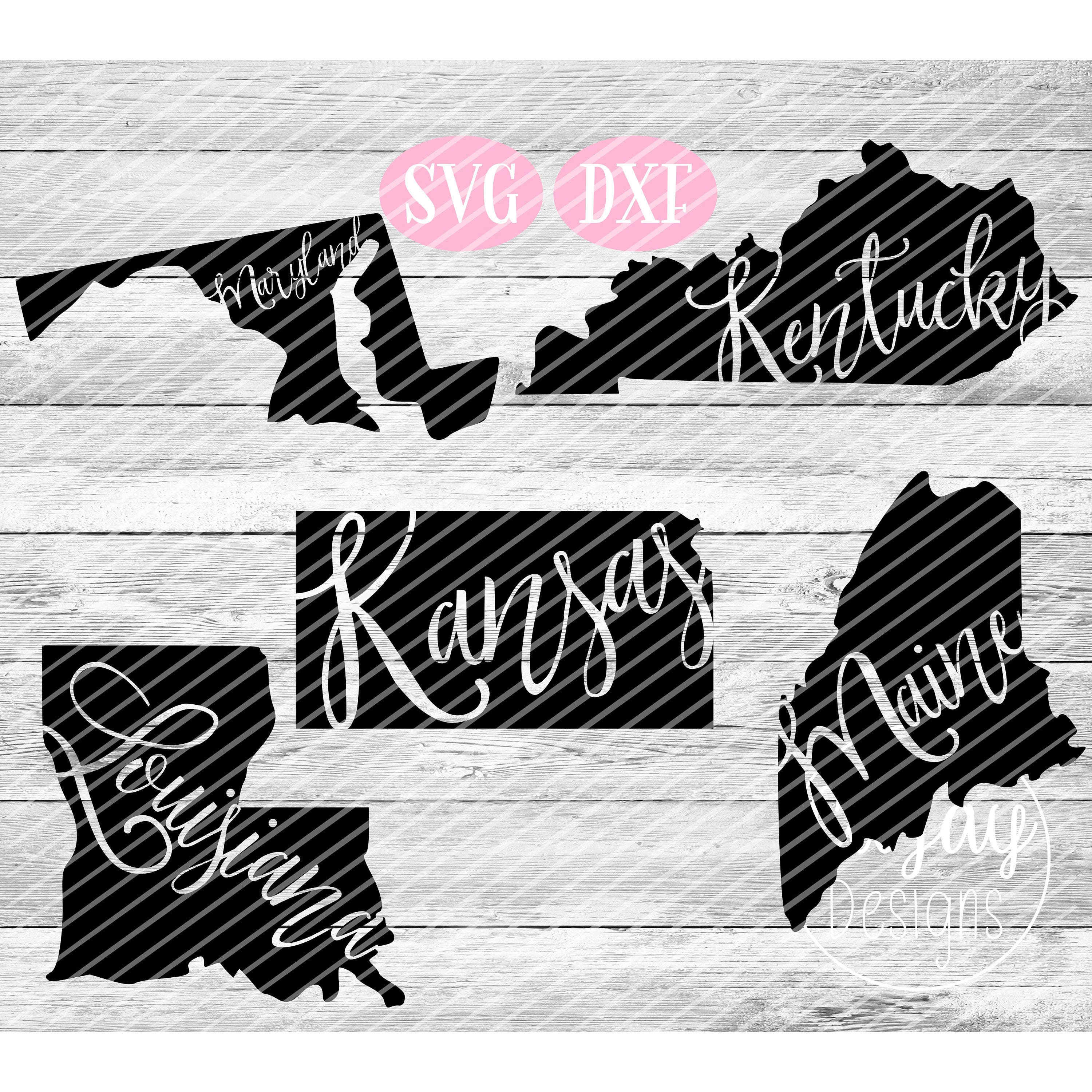 50 States SVG Huge Svg Bundle Svg Bundle 100 Designs Fancy - Etsy Canada