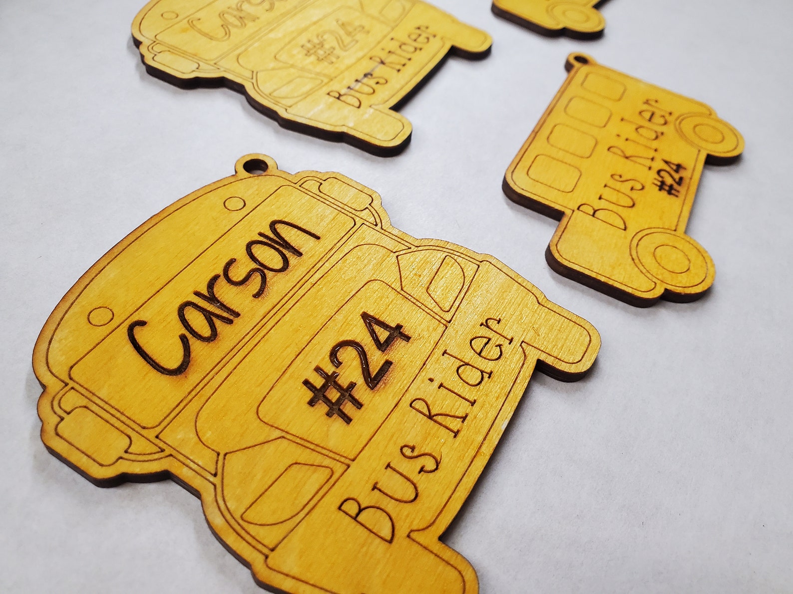 Bus Rider Tag Laser Svg File Car Rider Tag Laser Svg File - Etsy