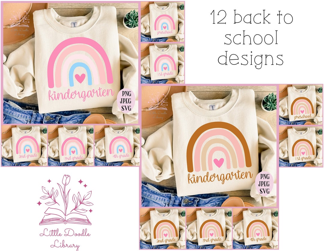 Mega Pack - Boho Back to School Rainbow Bundle | Kindergarten–4th Grade ...