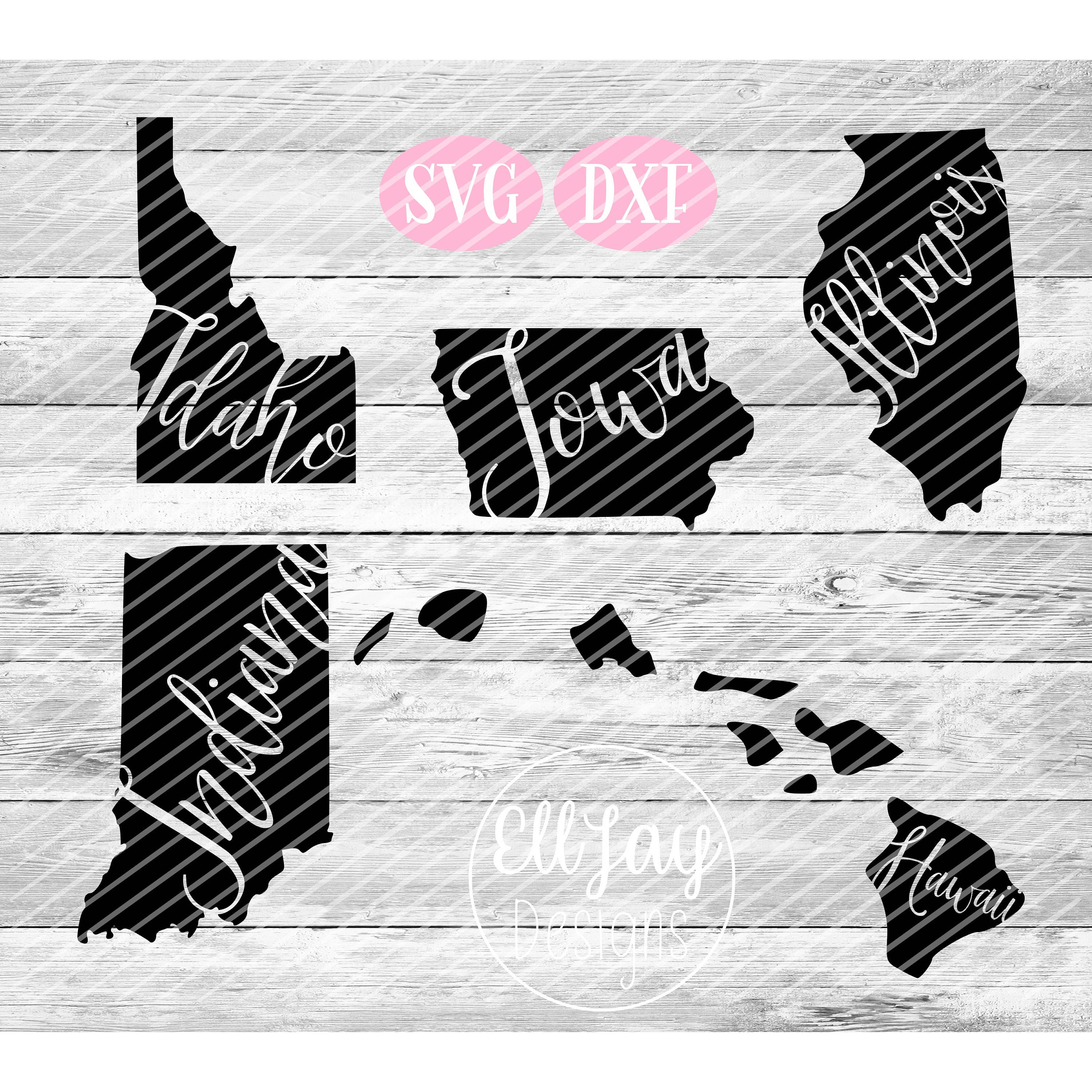 50 States SVG Huge Svg Bundle Svg Bundle 100 Designs Fancy - Etsy Canada