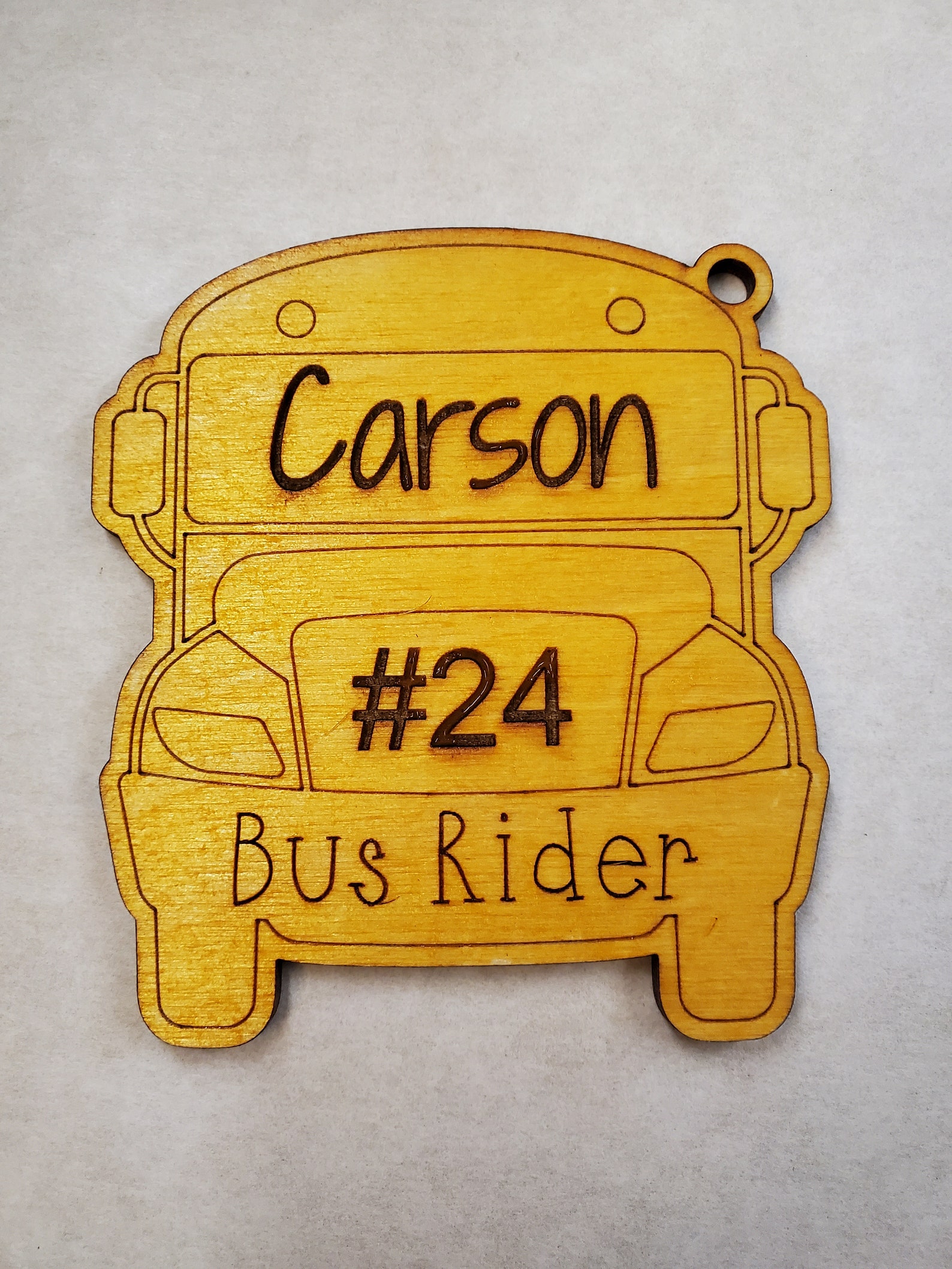 Bus Rider Tag Laser Svg File Car Rider Tag Laser Svg File Etsy
