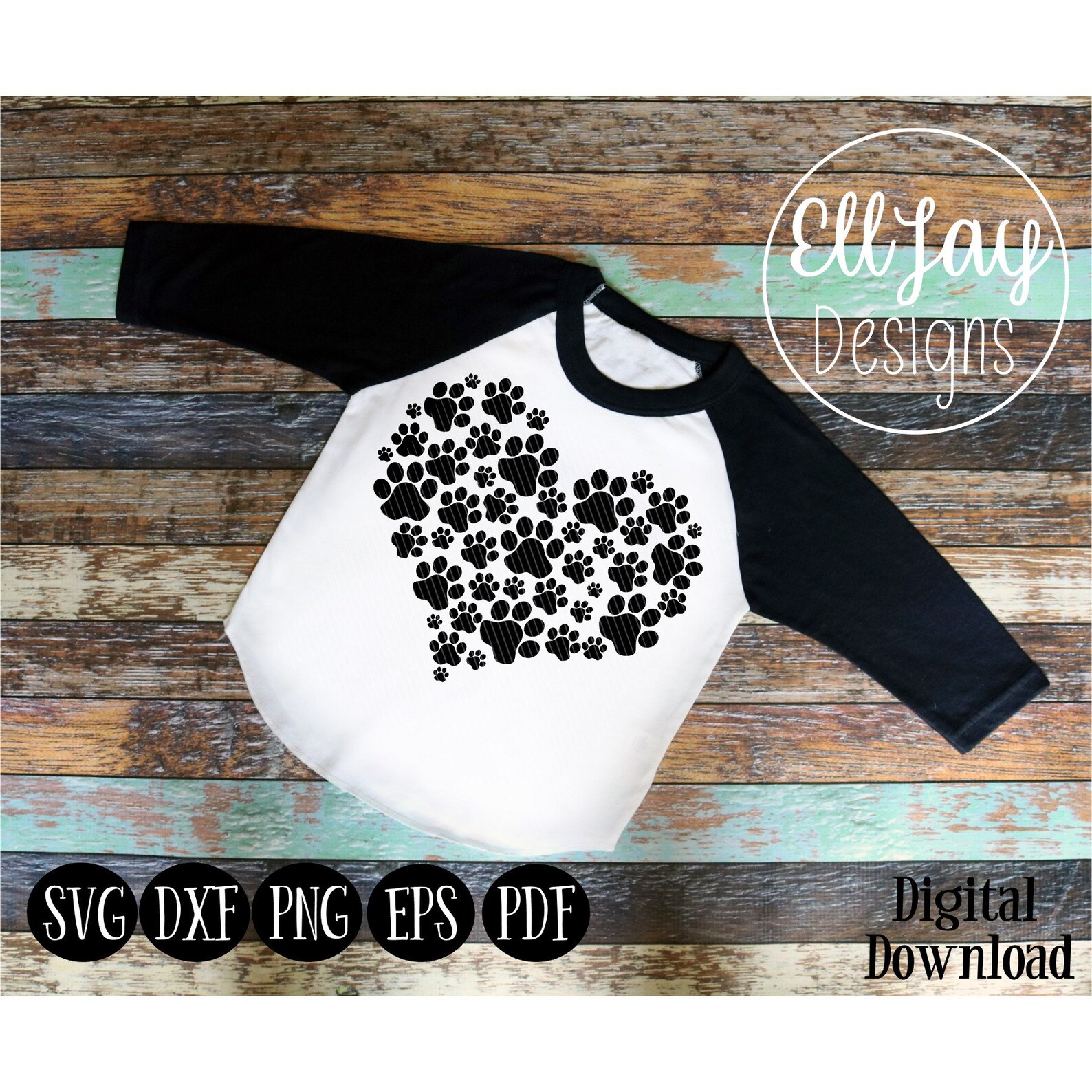 Paw Print Svg Vet Svg Pawprints Animal Svg Dog Paw Cat - Etsy