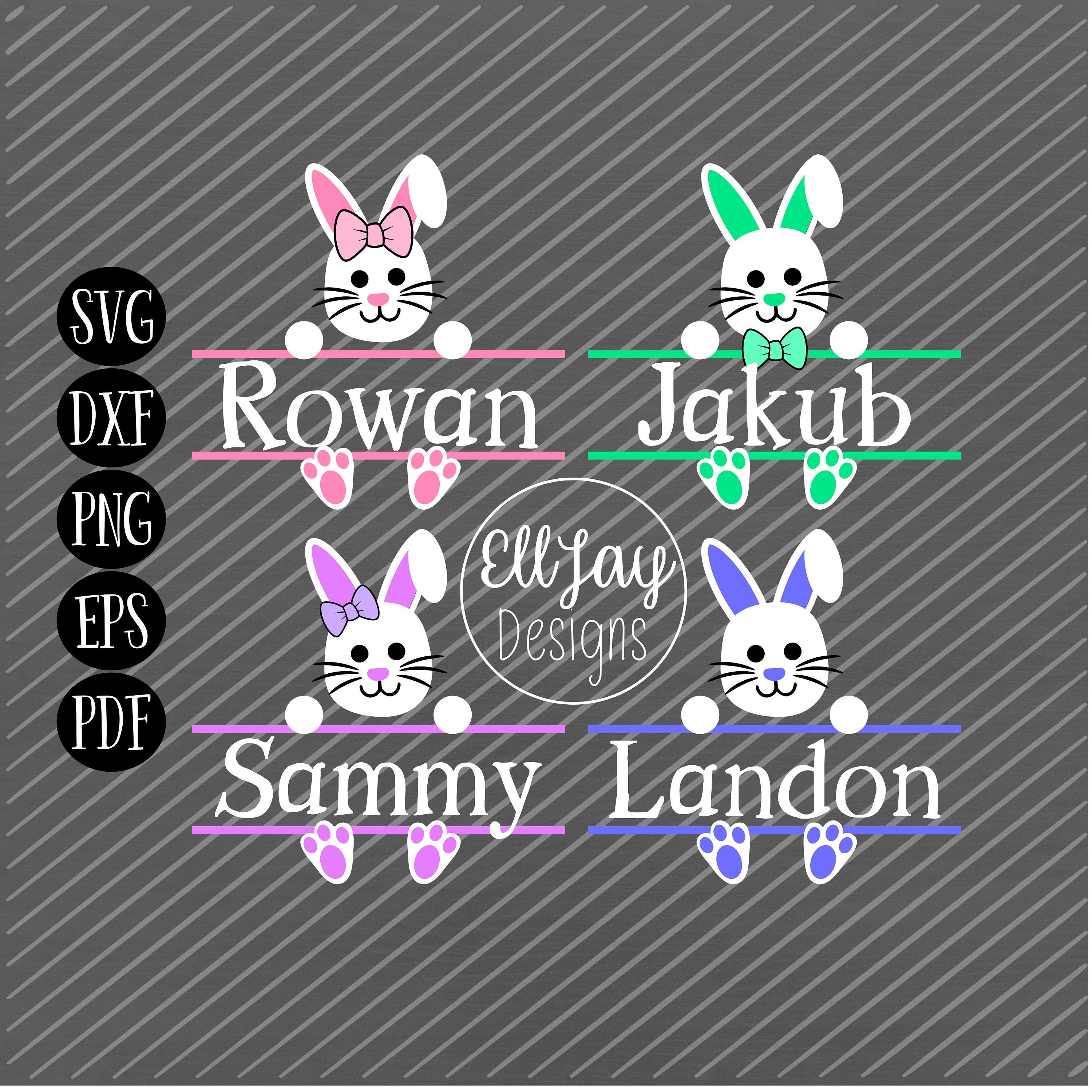 Bunny Face SVG Easter Svg Spring Svg Bunny Name Svg Easter - Etsy