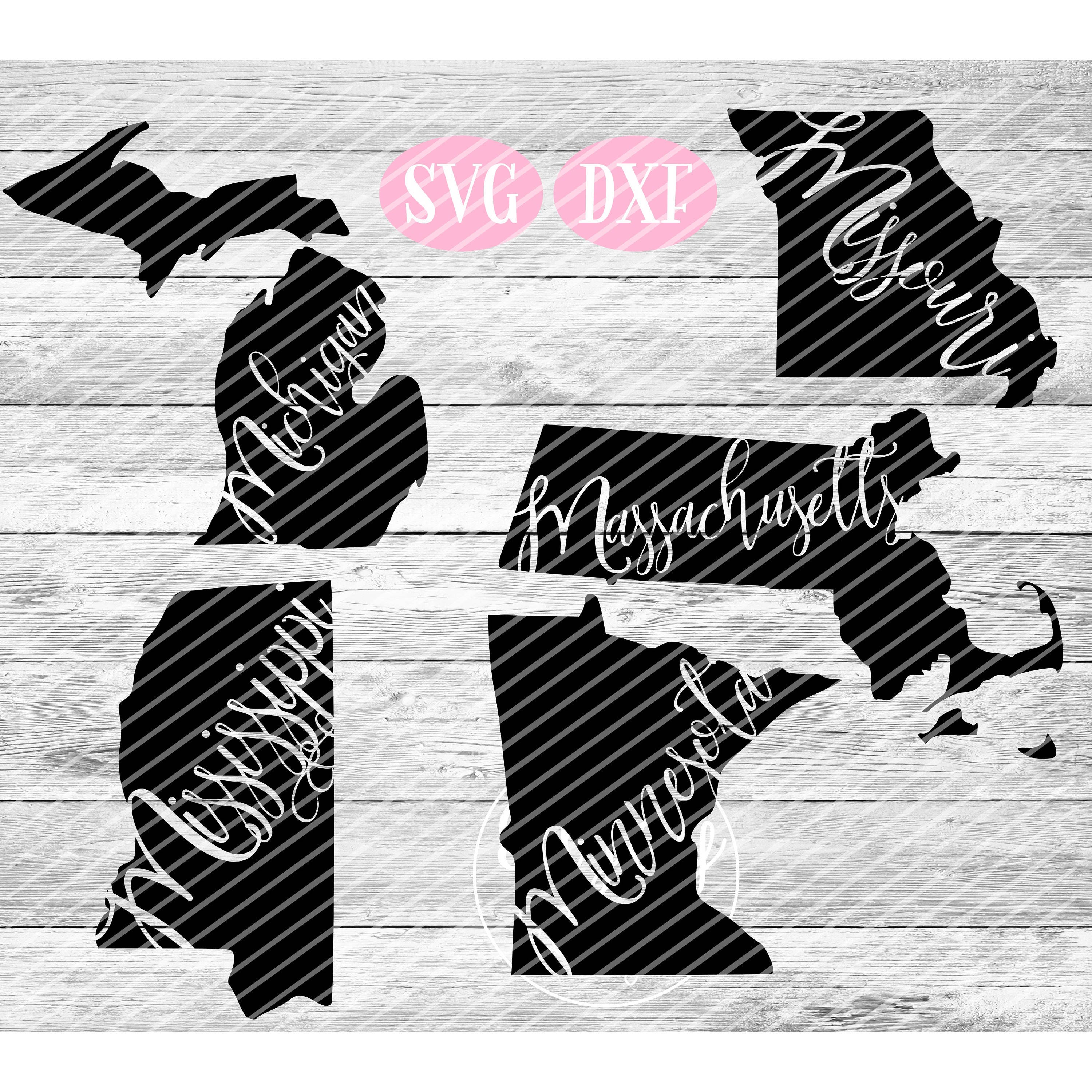 50 States SVG Huge Svg Bundle Svg Bundle 100 Designs Fancy - Etsy Canada