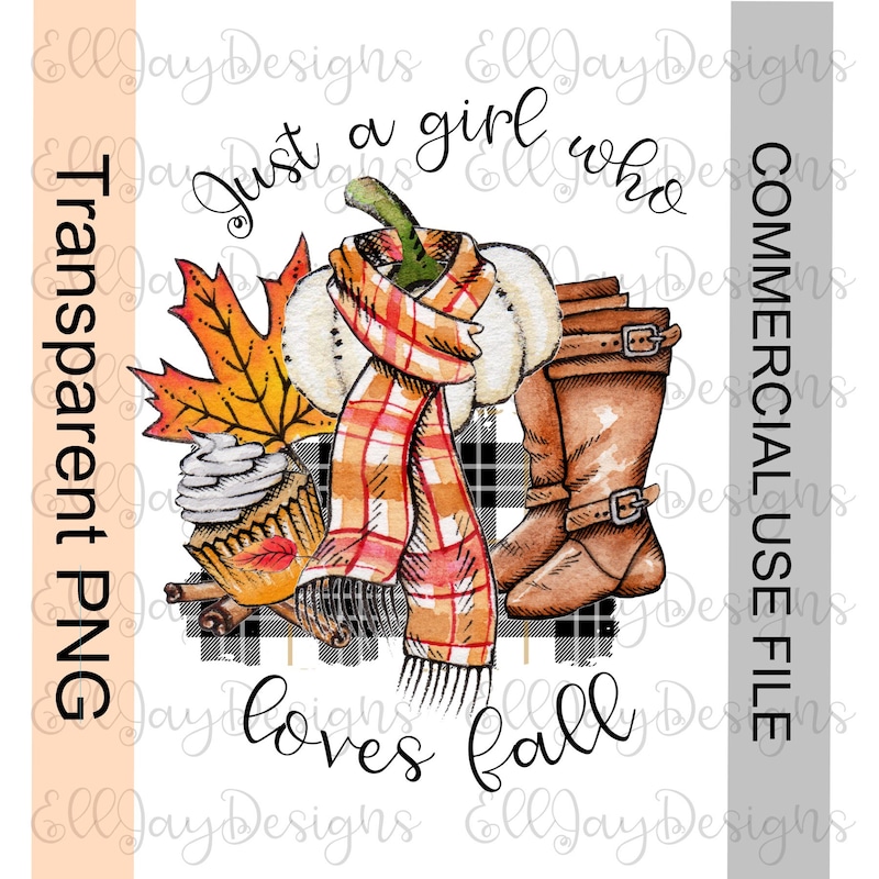 Girl Fall Svg - Etsy
