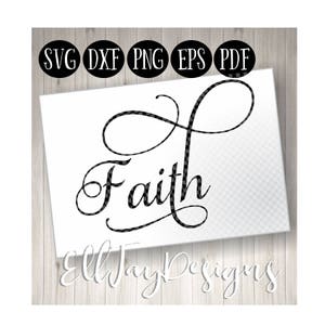 Faith Svg, Christmas Font Svg, Cursive Lettering Svg, Christmas Svg ...
