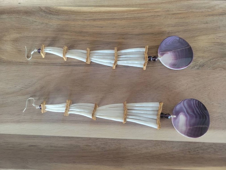 Dentalium Shell Tiered Authentic Potawatomi Native American - Etsy