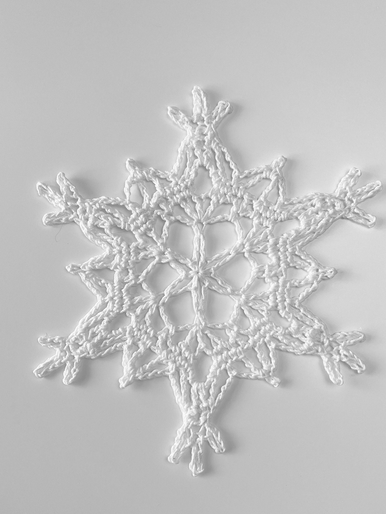 Carta Snowflake Crochet Pattern Thread, Ornament, Crochetalong, Gift ...