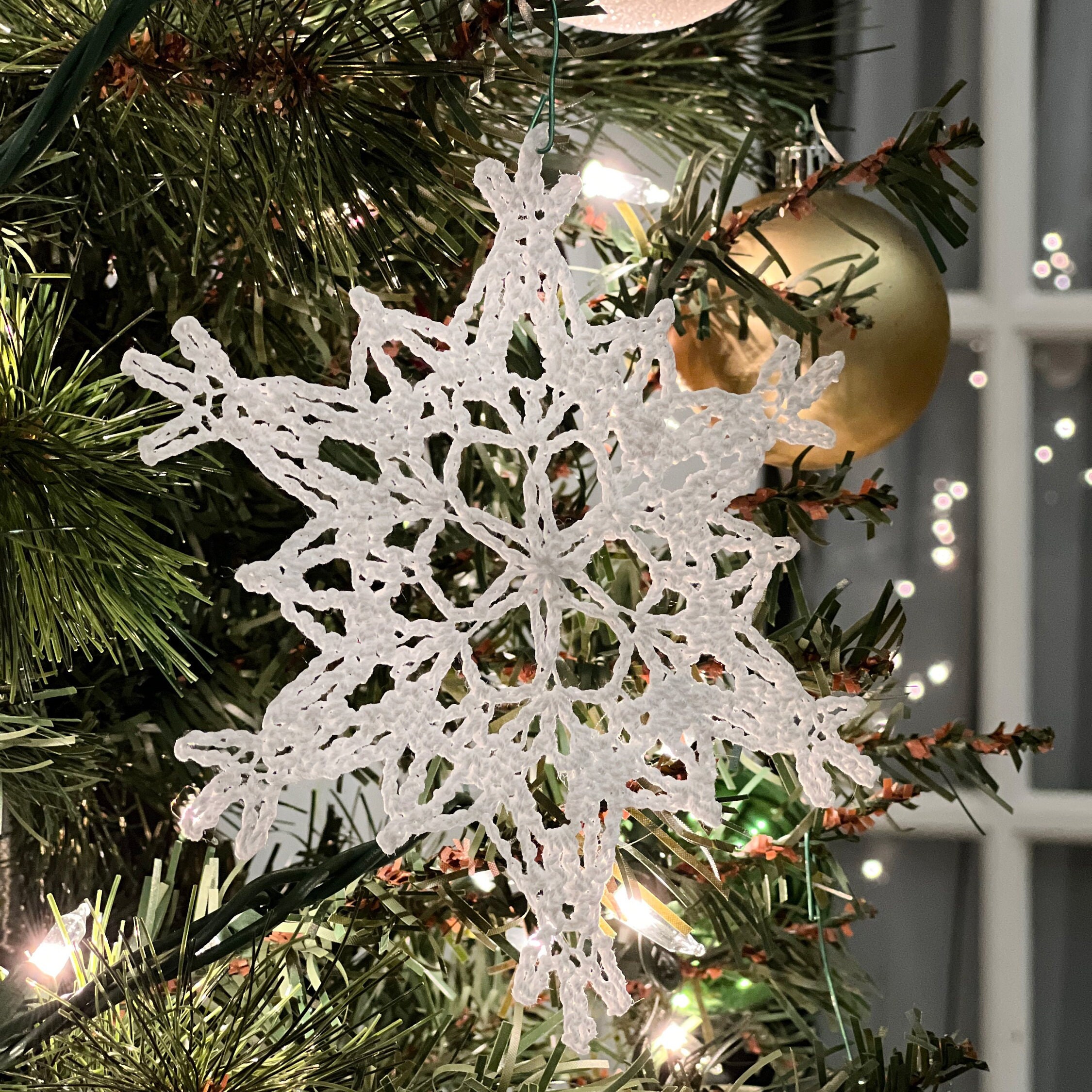 Carta Snowflake Crochet Pattern Thread, Ornament, Crochetalong, Gift ...