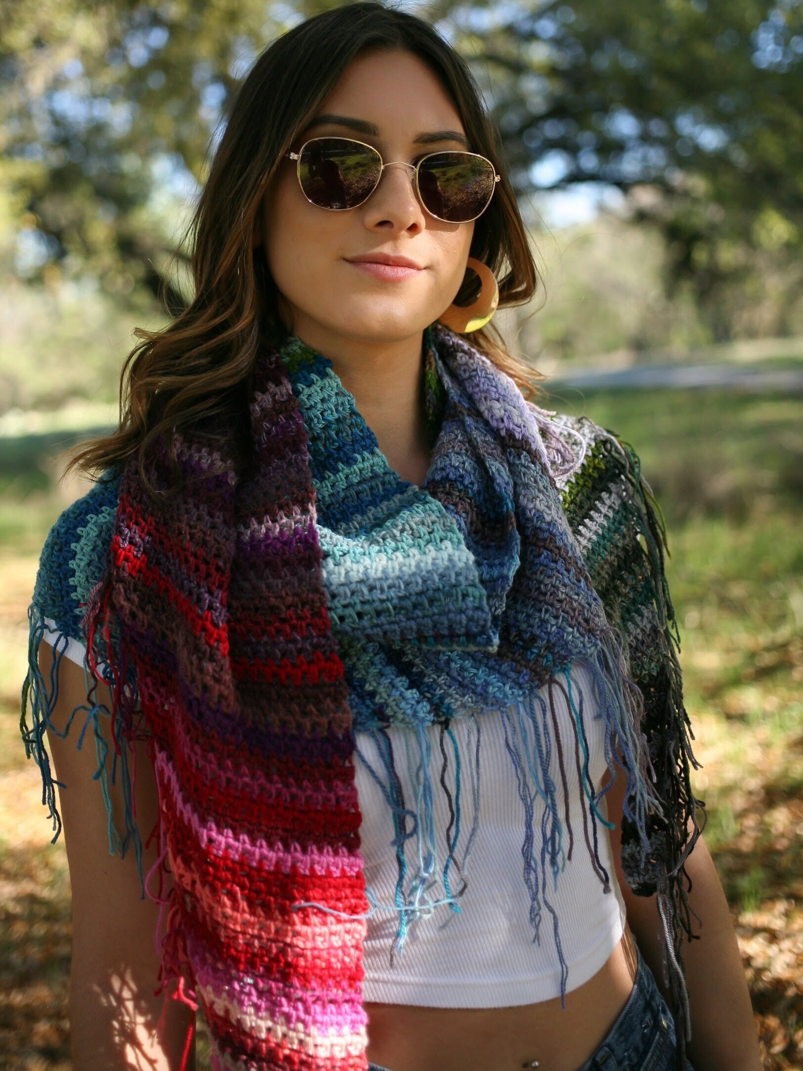 CROCHET PATTERN Stani Shawl Bulky Yarn, Worsted, Sock Yarn, Oversized ...