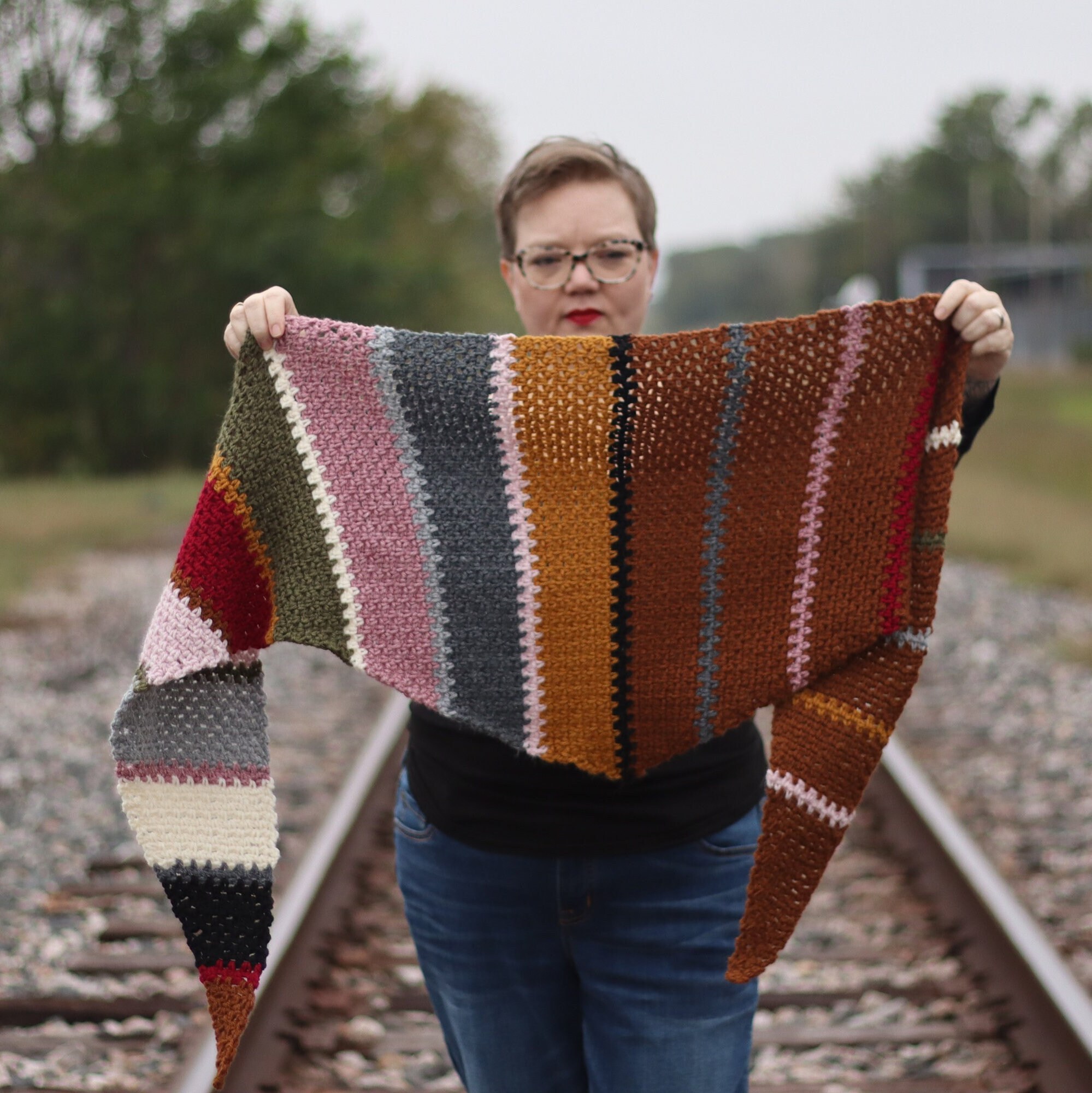 CROCHET PATTERN Stani Shawl Bulky Yarn, Worsted, Sock Yarn, Oversized ...