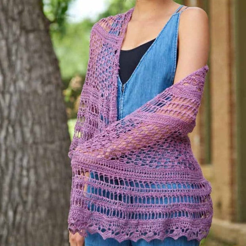 Lilac Shawl - Etsy