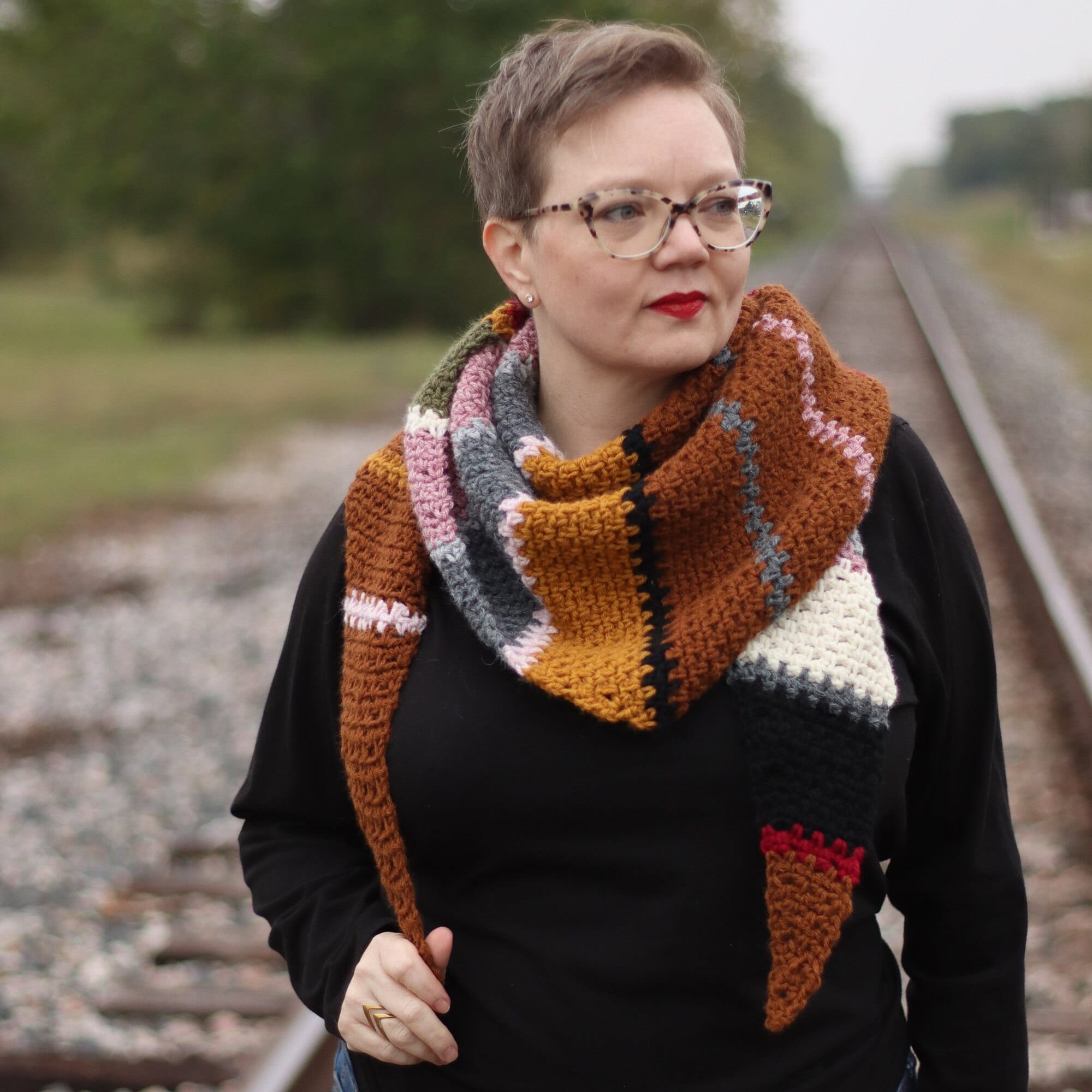 CROCHET PATTERN Stani Shawl Bulky Yarn, Worsted, Sock Yarn, Oversized ...