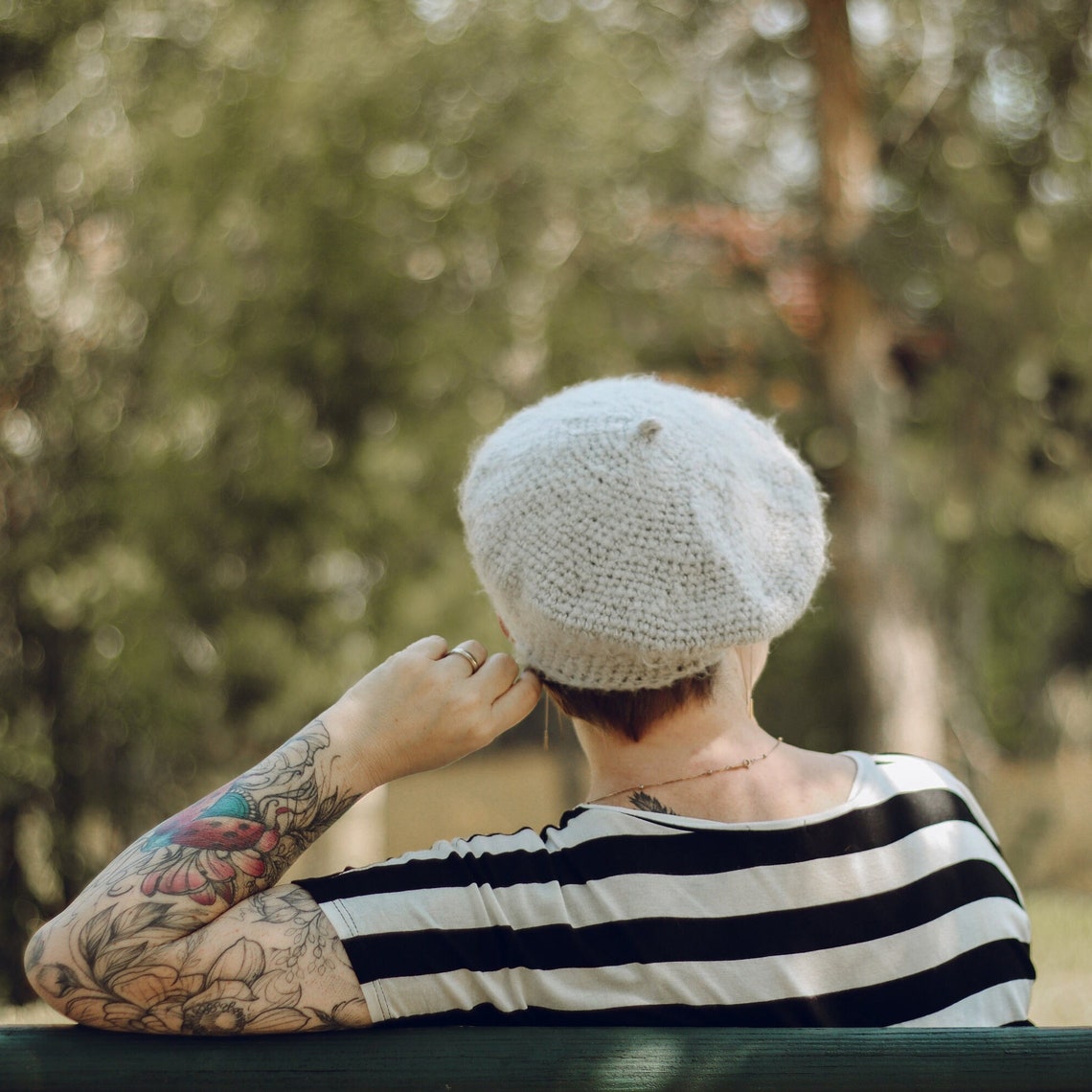 CROCHET PATTERN || Ferrina Beret || Worsted Yarn, Classic Beret, Teen ...