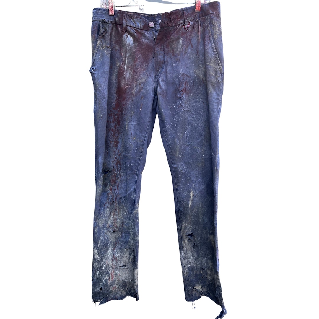 Undead Navy Zombie Pants for Halloween Costume Custom Effects Sz. 32x29 ...