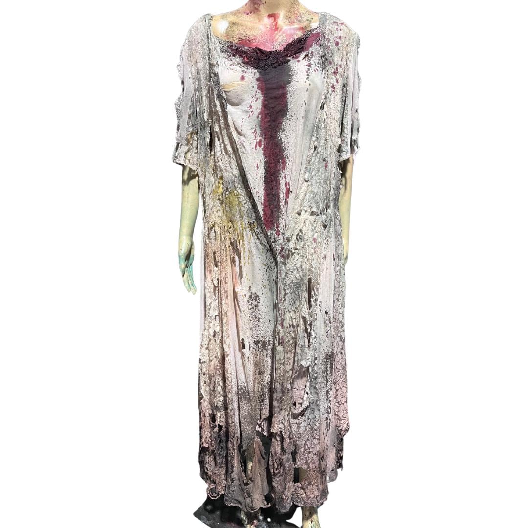 Zombie Gown Costume Bloody Zombie Wedding Dress for Zombie Wedding or ...